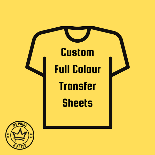 DTF Transfer | Full Colour Printing | We Print U Press – We Print U Press